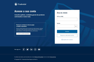Imprimir boleto na Área do Cliente | Prudential